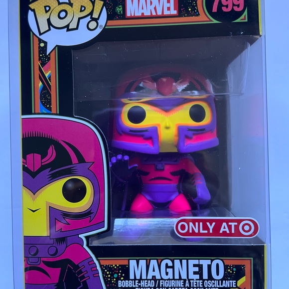 Funko | Toys | Funko Marvel Blacklight Magneto 799 Pop ...